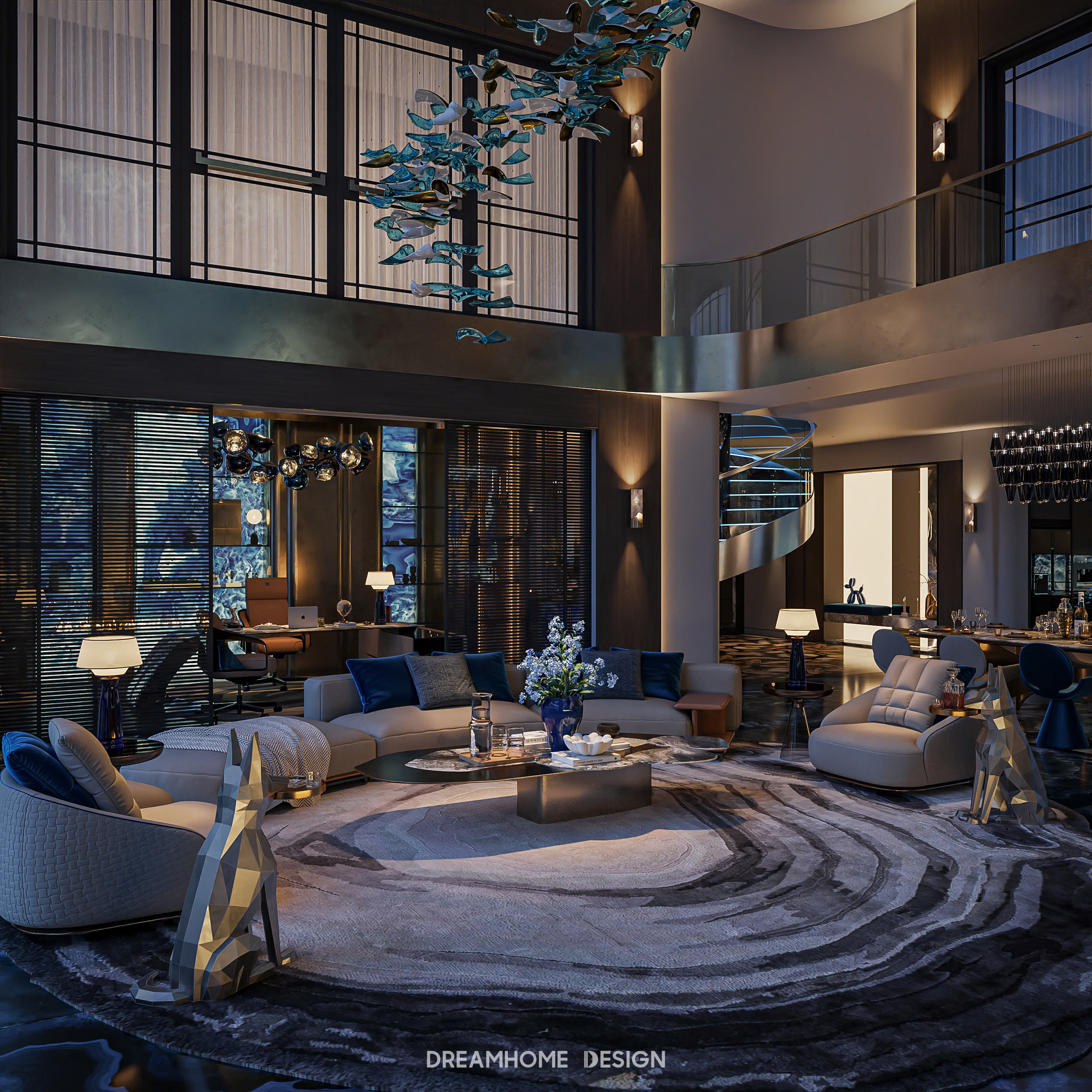 Tổng Hợp Mẫu Thiết Kế Nội Thất Penthouse Sang Trọng - DreamHome Design